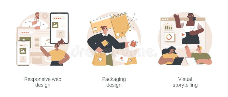 Design Services Abstract Concept Vector Illustrations. Stock Vector ...