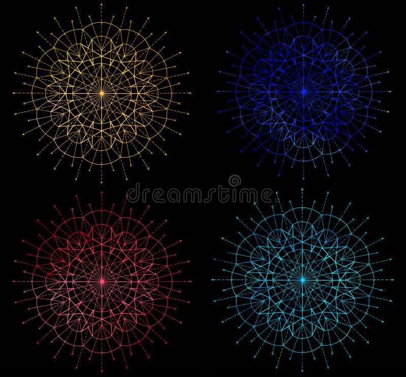 Astral Patterns Stock Illustrations – 333 Astral Patterns Stock ...