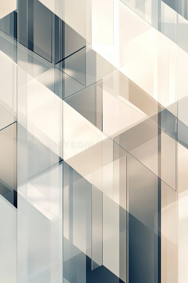 This Design Showcases a Captivating Arrangement of Geometric Panels ...