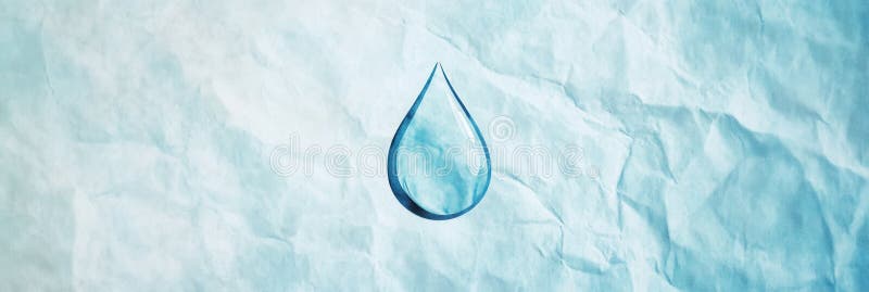 This Design Showcases a Delicate Water Drop Symbolizing Hydration and ...