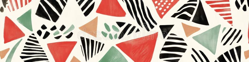 This Design Showcases a Vibrant African-inspired Textile Pattern with ...