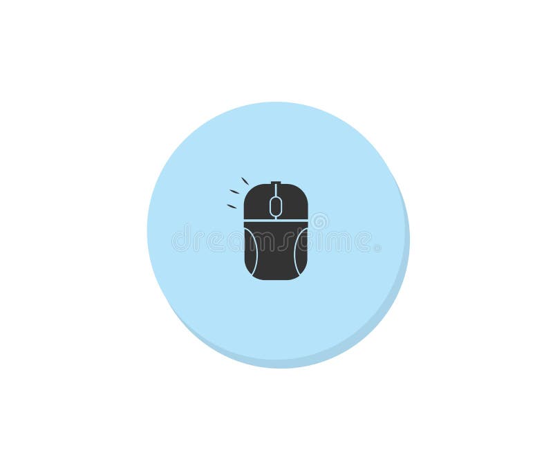 Simple mouse icon design stock vector. Illustration of clicking - 200054658