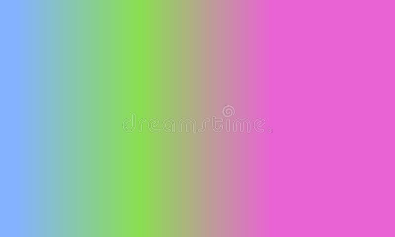 Design Simple Pink,green and Blue Gradient Color Illustration ...