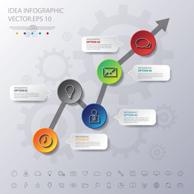 Design Simple Step Number and Line Business Icon Timeline/graphic or ...