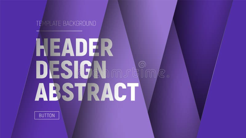 Design Site Header with Purple Layers and Text at Different Levels ...
