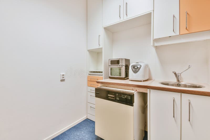 Design of a small kitchen stock photo. Image of style - 234512308