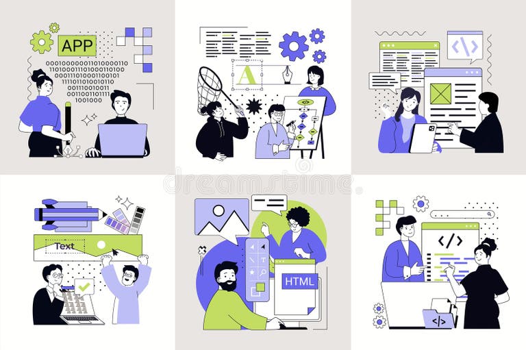 Back End Programming Computer Stock Illustrations – 889 Back End Programming Computer Stock ...