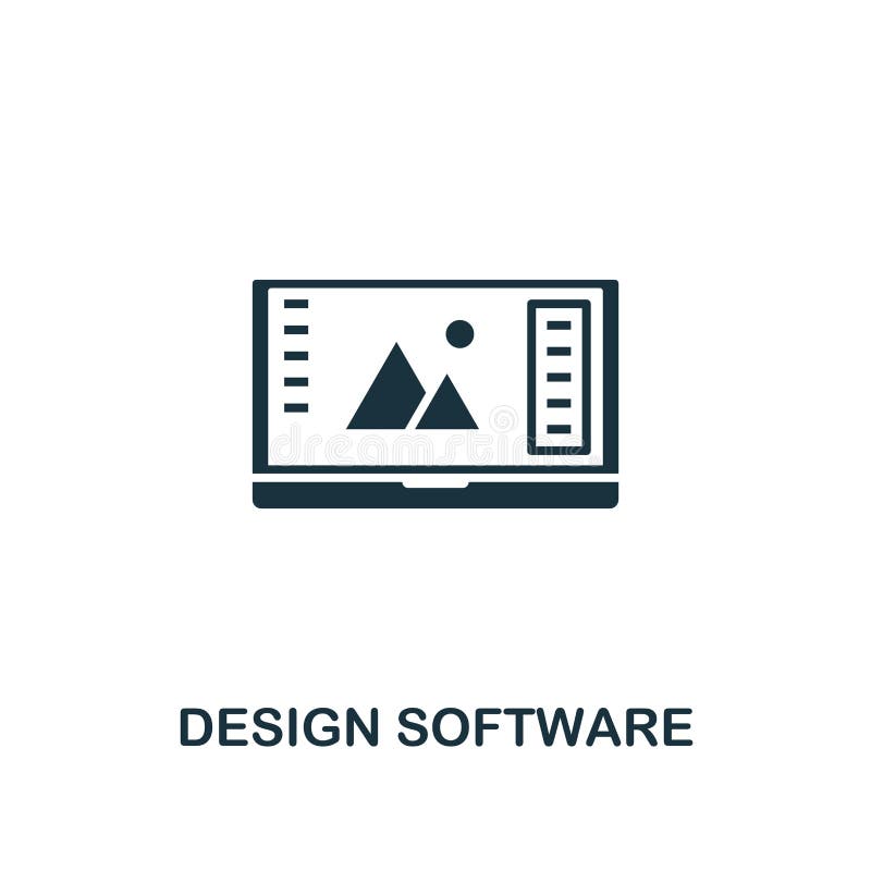 Design Software Icon. Premium Style Design from Design Ui and Ux Icon ...