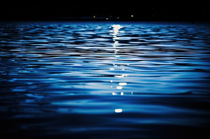 Design Space Background Marine Blue Navy Waves Little Time Night Water ...