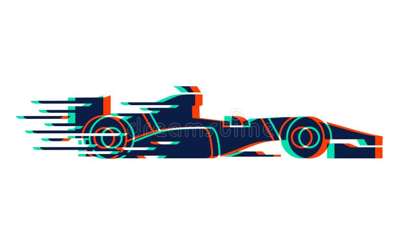 Design of speed racing car stock vector. Illustration of automobile ...