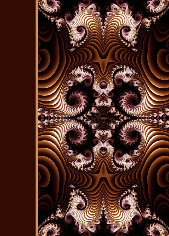 Design of Spiral Ornamental Notebook Cover Stock Illustration ...