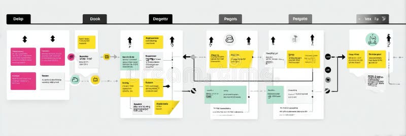 Process Infographic Step by Step Template Stock Image - Image of ...