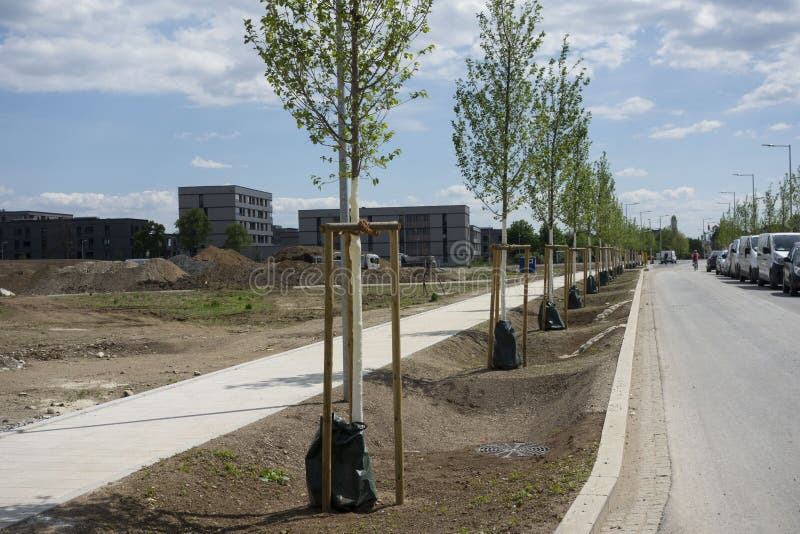 Design of Square and Place in Public Space Stock Image - Image of ...