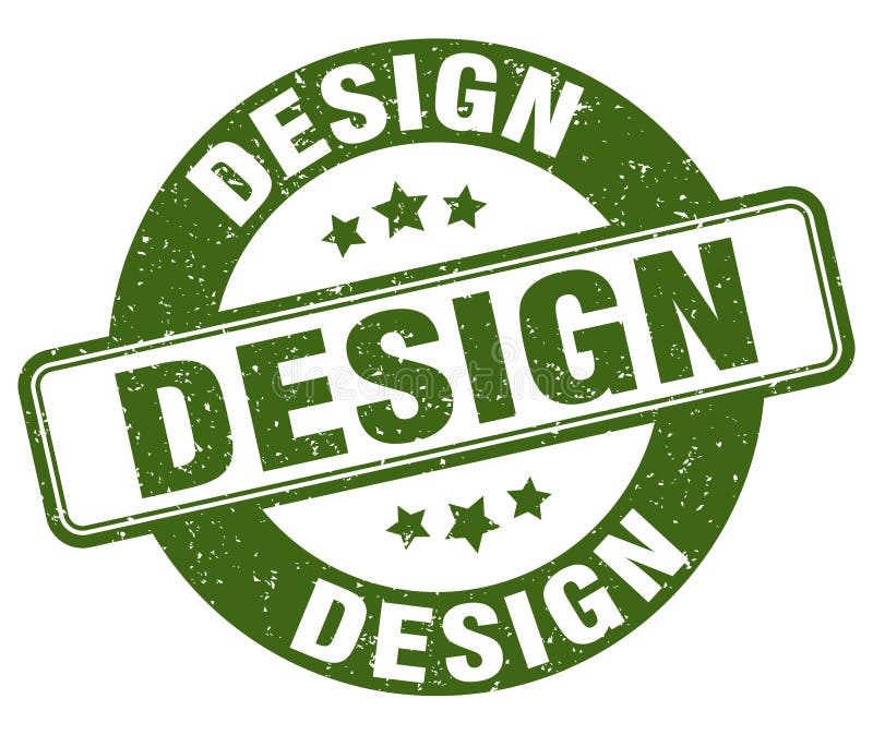 Design Stamp. Design Label. Round Grunge Sign Stock Vector ...