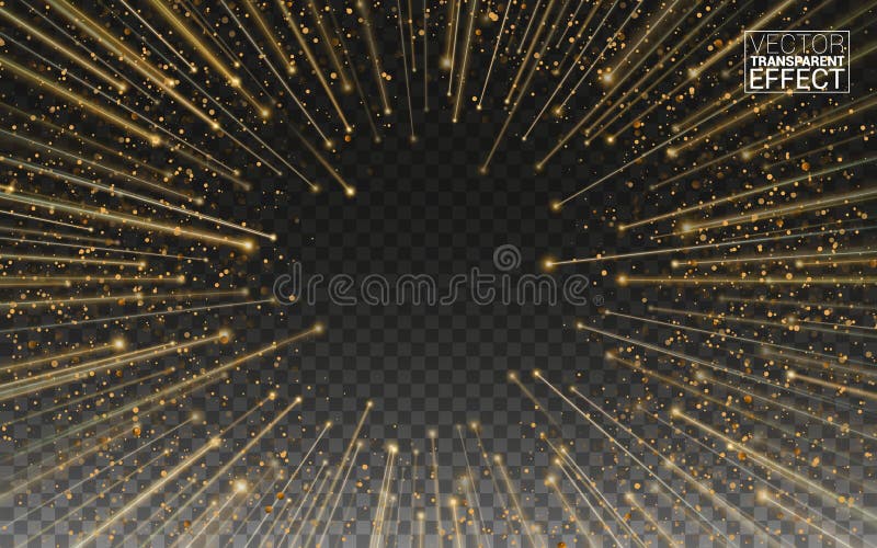 Design of Star Burst Explosion Frame on Transparent Background. Light ...