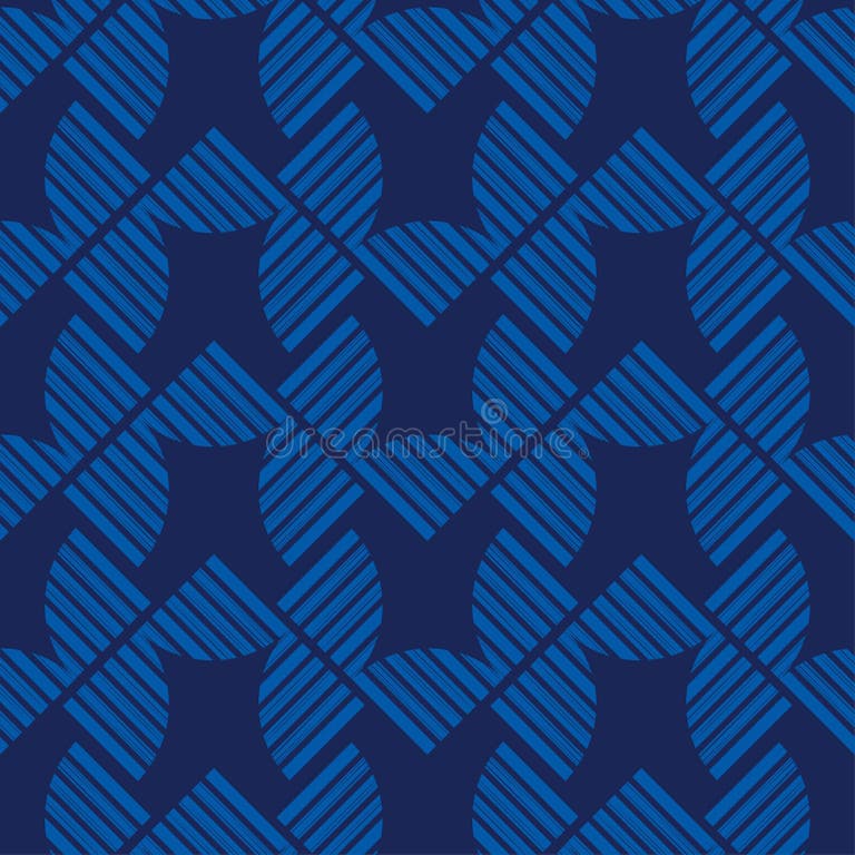 Design of Striped Geometric Shapes Stock Illustration - Illustration of ...