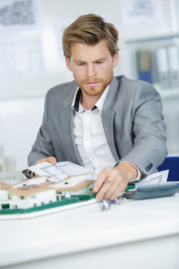 Design Studio Architect Creative Occupation Blueprint Concept Stock ...