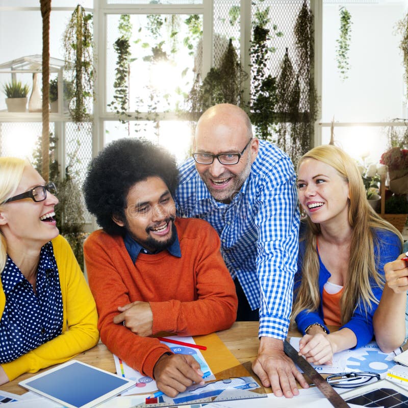 Design Studio Creativity Ideas Teamwork Technology Concept Stock Image ...