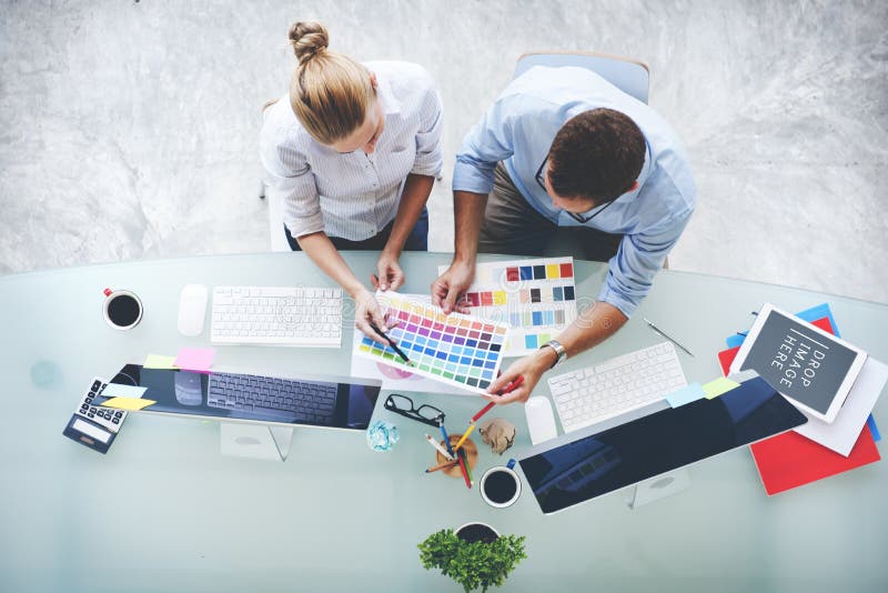 Design Studio Creativity Ideas Teamwork Technology Concept Stock Image ...
