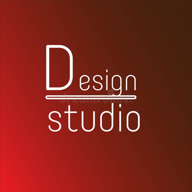 Design Studio Logo Template Design. Vector Illustration Stock Vector ...