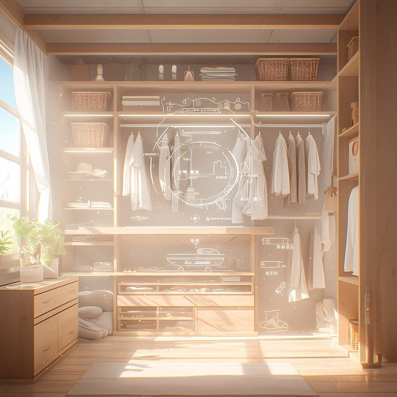 Design Studio Vibes: an Organized Workspace Stock Illustration ...