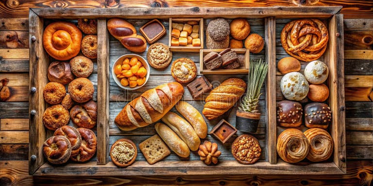 Design a Stunning Rustic Bakery Menu a Panoramic Template for Fresh ...