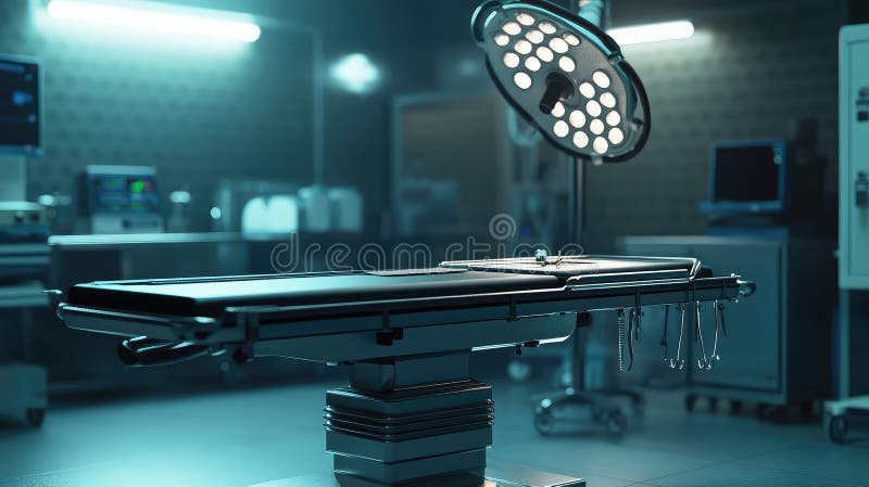Design Stylized Animation of Operating Table Stock Illustration ...