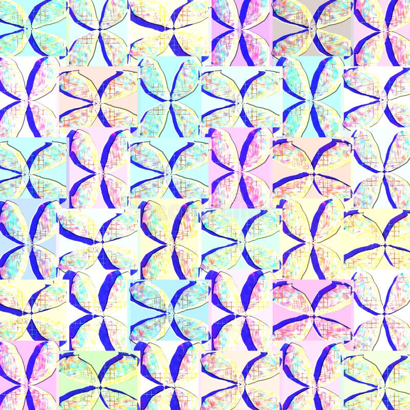 Abstract Repeated Pattern, Design Suitable for Digital Printing Stock ...