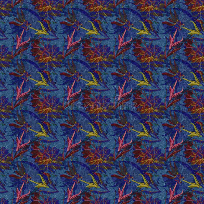 Colorful Digital Pattern Work, Abstract Wall Surface Effect and Mixed ...