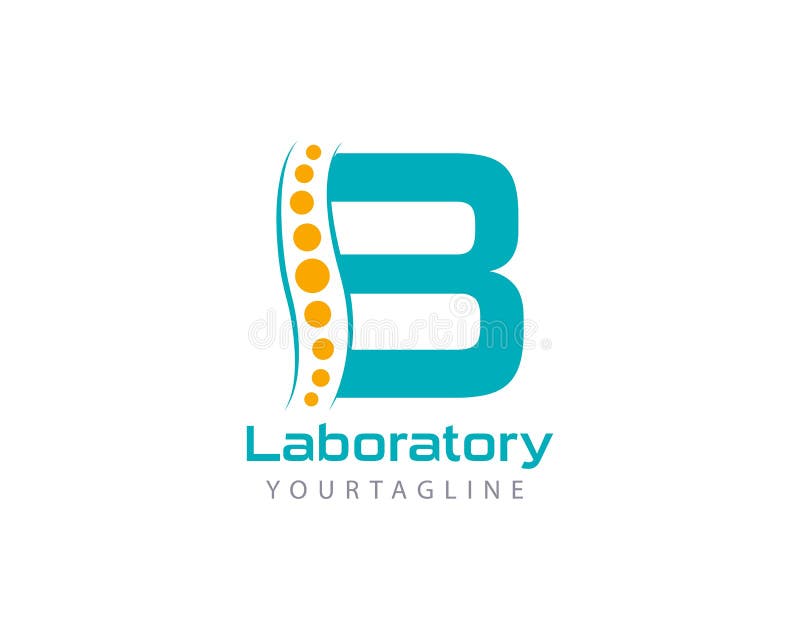 Letter B Lab Logo Template Design Vector Stock Vector - Illustration of ...