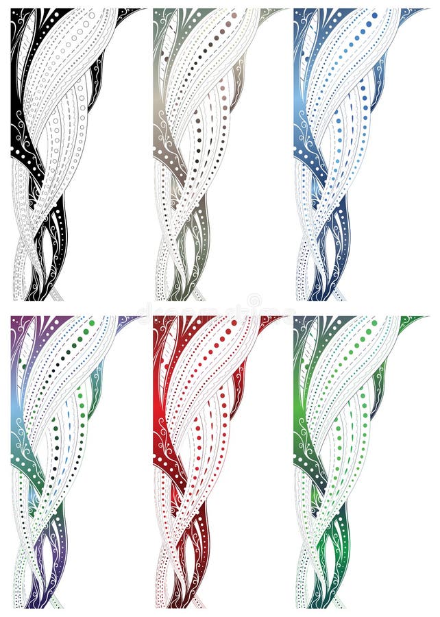 Swirl Designs Side Border