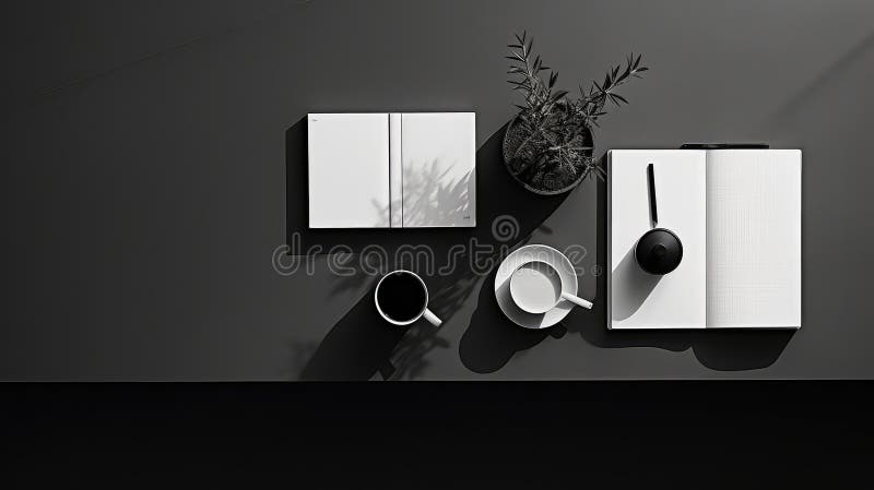 Design Table Beautiful Abstract Top View Stock Illustration ...