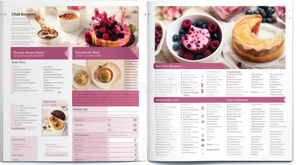 Design Table Layout Indesign Stock Illustration - Illustration of ...