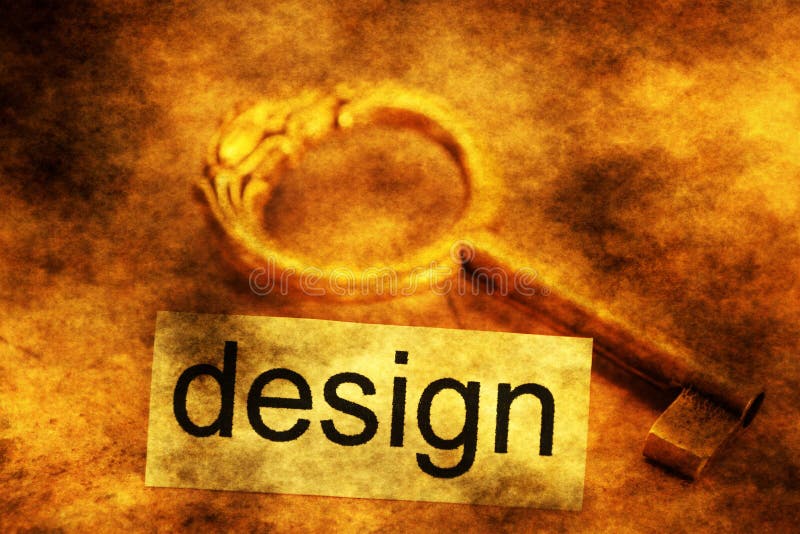 Design tag and old key stock photo. Image of innovation - 169495150