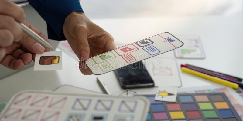 Interactive Design Review Session. Participants Analyzing Features and ...