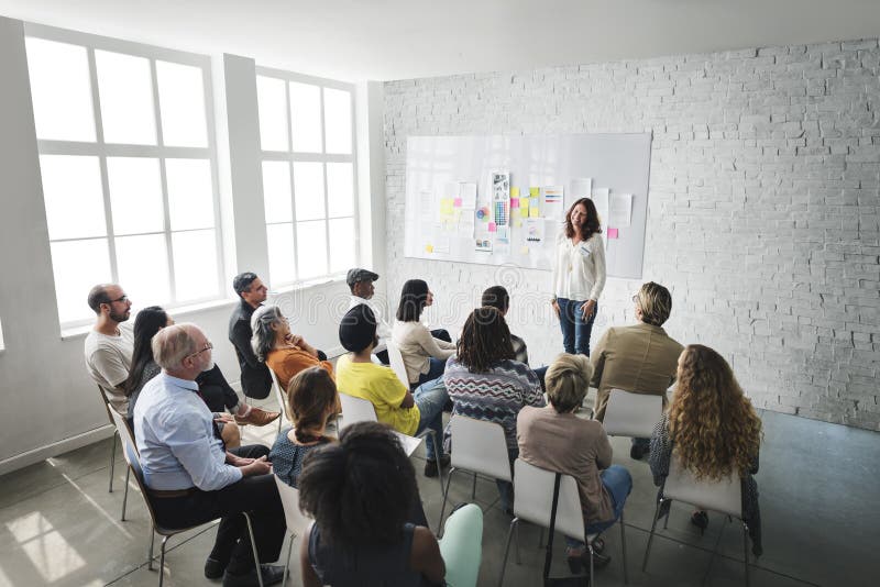 Design Team Meeting Presentation Creative Concept Stock Image - Image ...