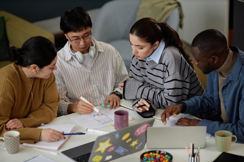 Design Team Working Together Stock Image - Image of colleague, design ...