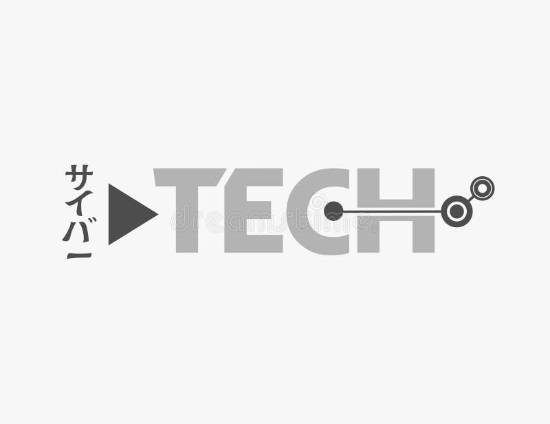 Design of tech symbol stock illustration. Illustration of tech - 309081200
