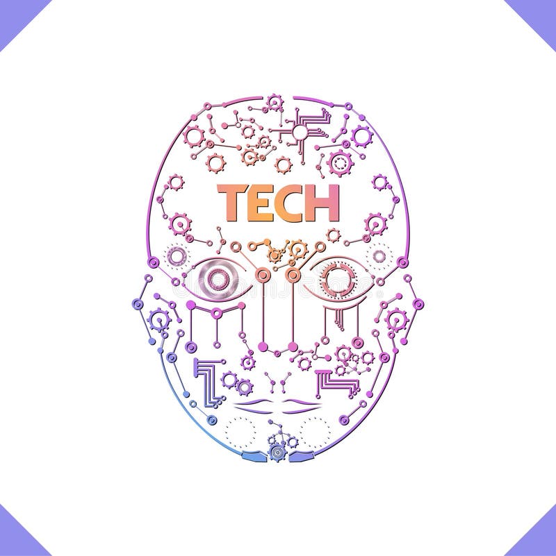 Design of tech symbol stock vector. Illustration of corporate - 314199854