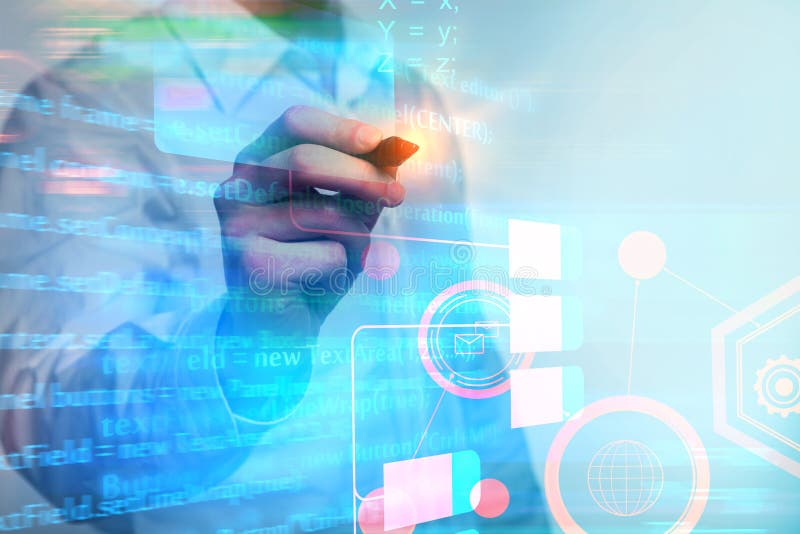 Design and Technology Concept Stock Image - Image of digital, data ...