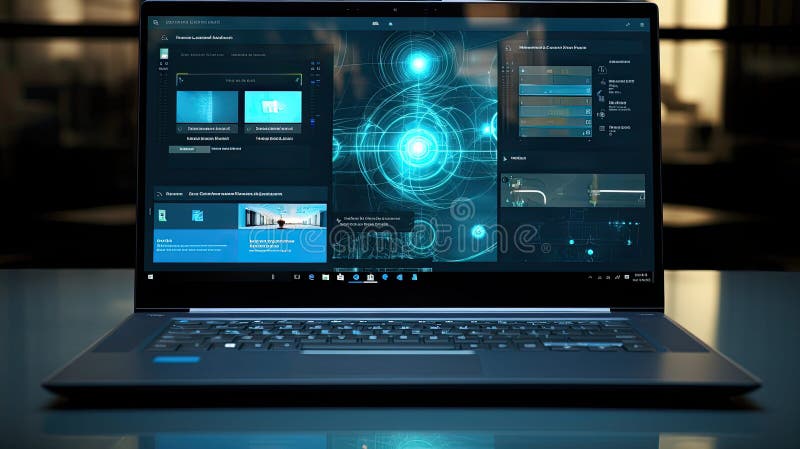 Design Technology Interface Stock Illustration - Illustration of ...