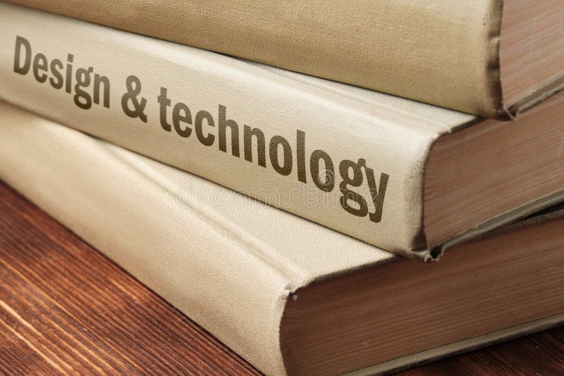 Design Technology Subject Book Concept on a Wooden Table for Learning ...