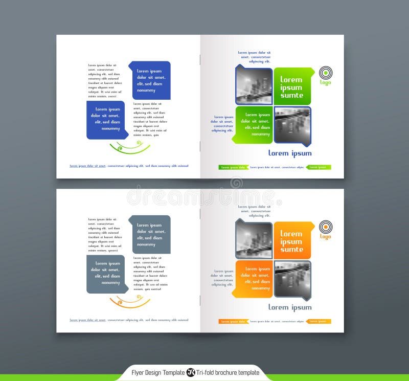 A Simple Cover or Folder/flyer Design Template Stock Vector ...