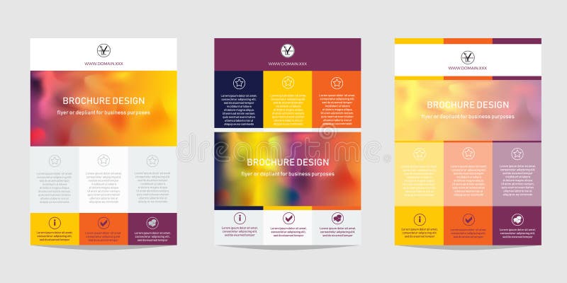 Design Template for Brochure, Flyer or Depliant for Business Purposes ...