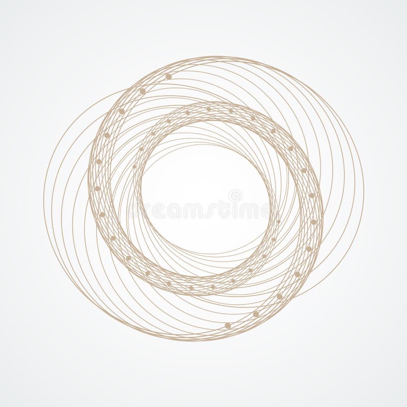 Design Template with Circle Connect Abstract Shapes for Medical Design ...