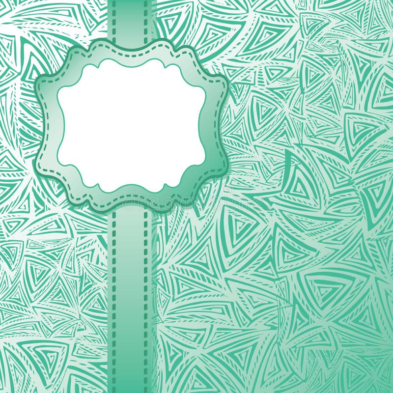 Design Template,cover with Ethnic Ornament Stock Vector - Illustration ...