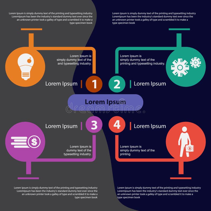 Design Template for Infographics Vector Art Stock Vector - Illustration ...