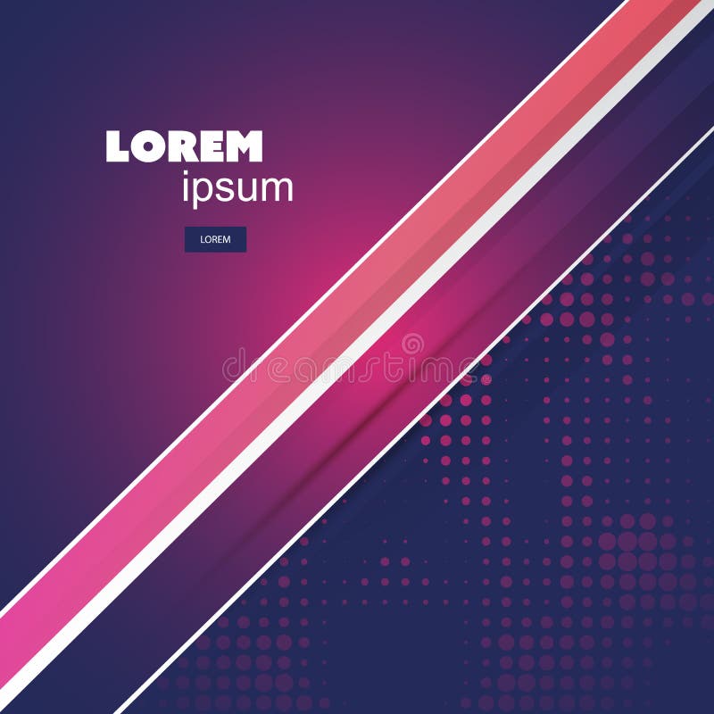 Design Template Layout with Abstract Spotted and Striped Background ...