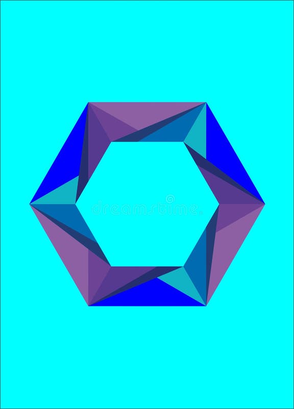 Design Template Polygon Multy Colour Design Stock Illustration ...