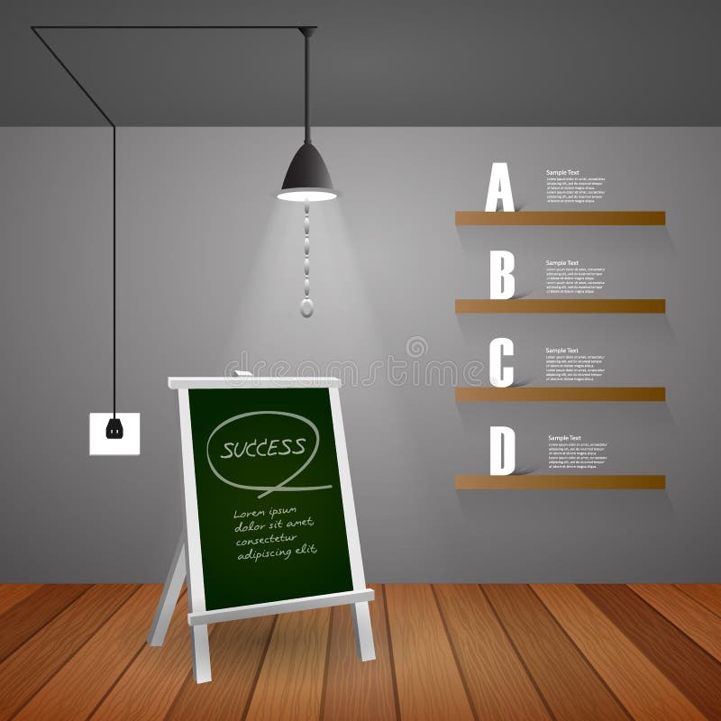 Design Template Steps To Success , for Business Concept Stock Vector ...